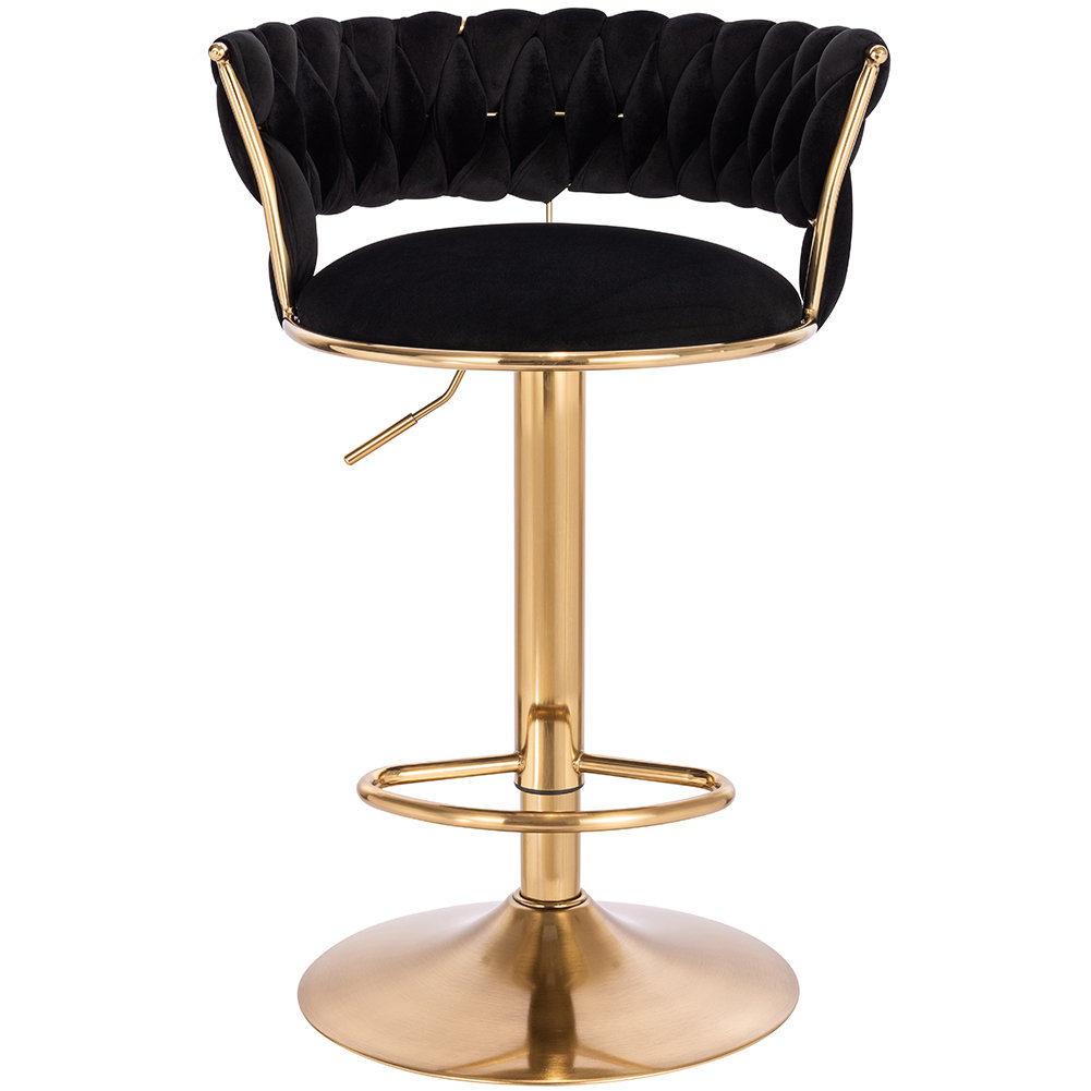 Mercer41 Rasheta Swivel Adjustable Height Bar Stool - Wayfair Canada