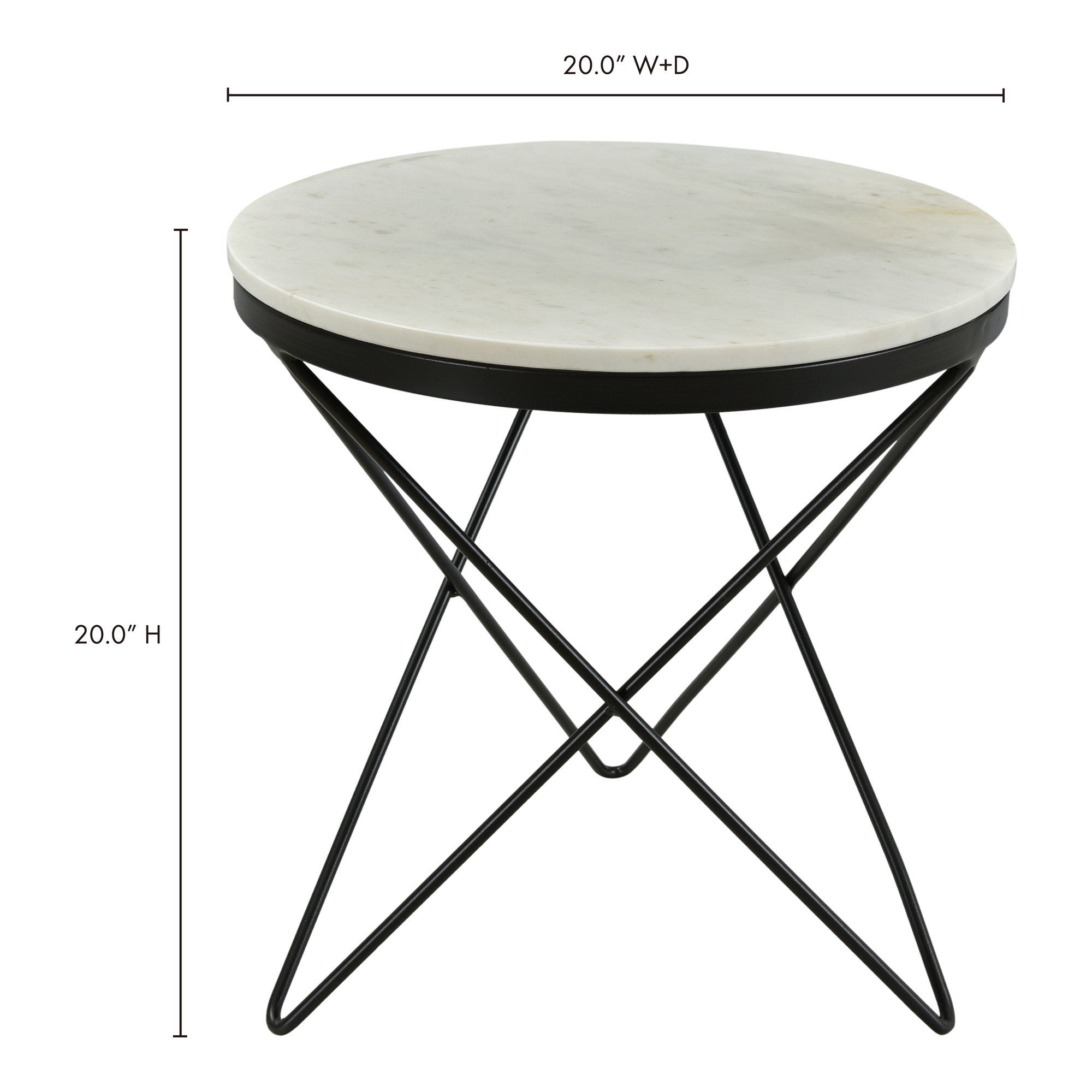 AllModern Fulton Cross Legs End Table & Reviews | Wayfair