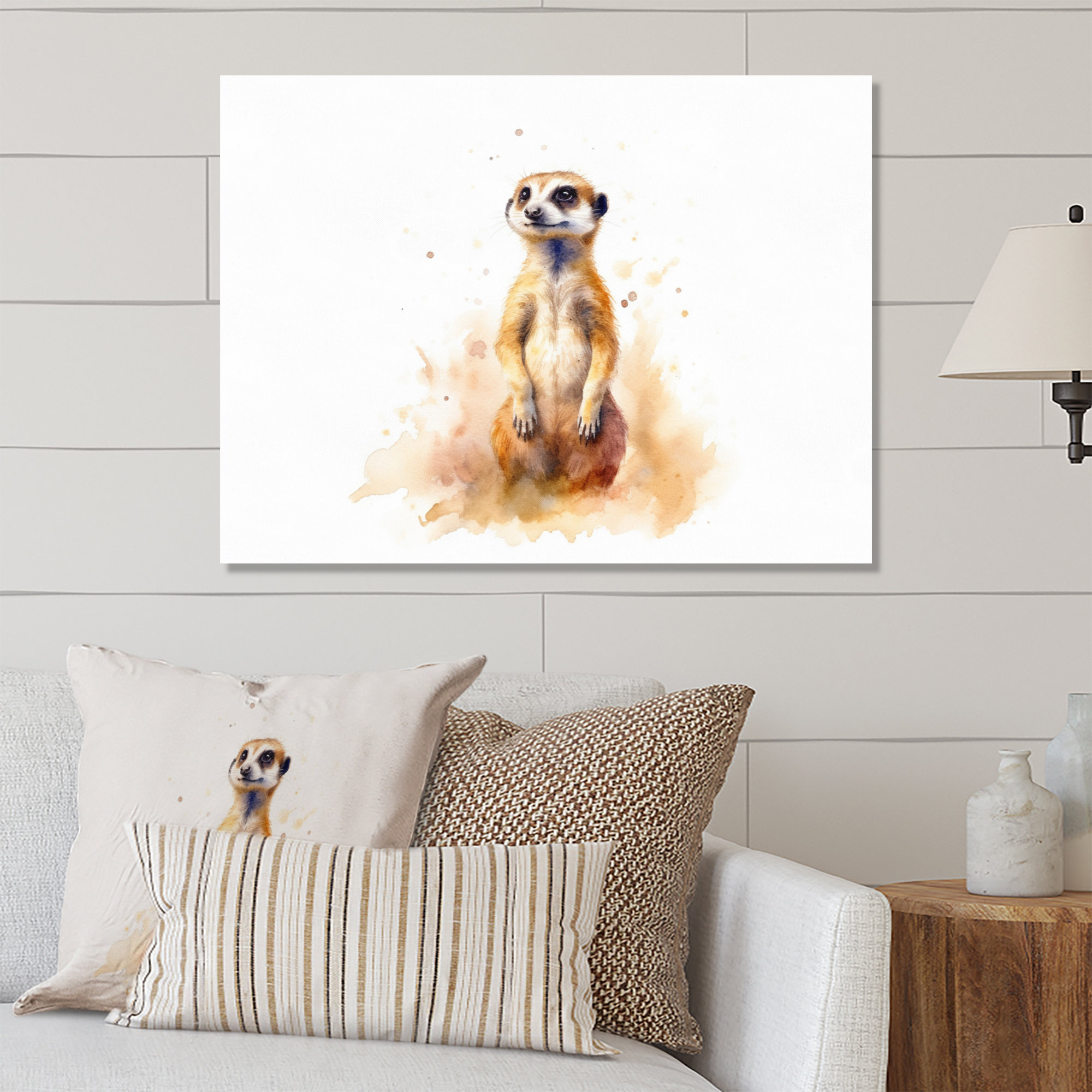 Red Barrel Studio Meerkat Watchers I - Animals Metal Wall Decor ...