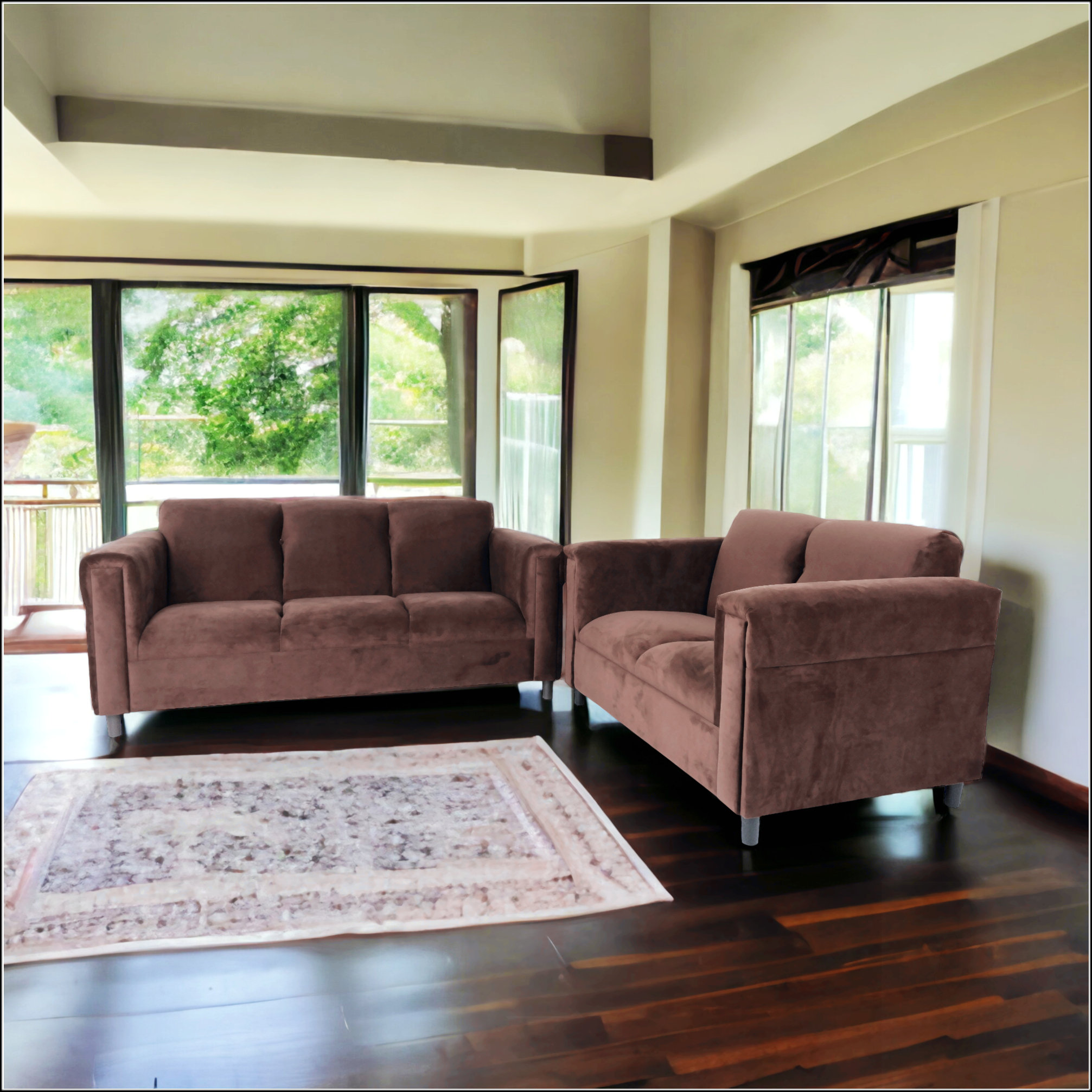 Latitude Run® Sofa Set With Solid Wood Frame - Wayfair Canada