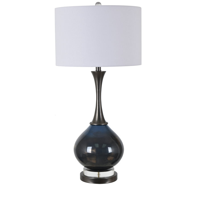 Ivy Bronx Bobbiejo 85Cm Blue Table Lamp | Wayfair.co.uk