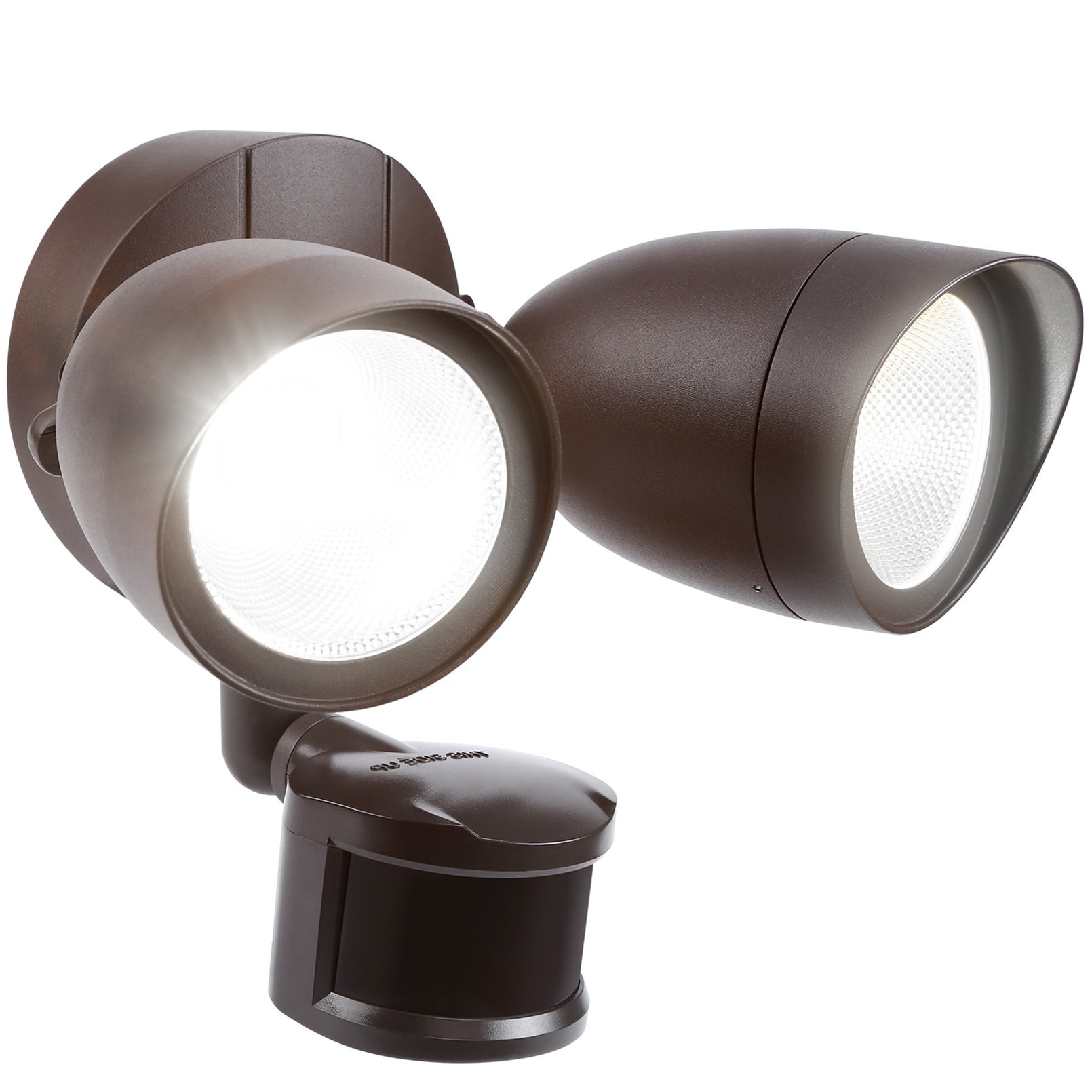 LEONLITE LED Dusk to Dawn Flood Spotlight Hardwired with Motion Sensor ...