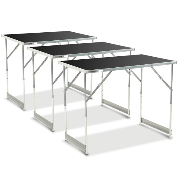 Magshion 3-Pack Multi-Purpose Folding Work Tables Handle 4 Height ...