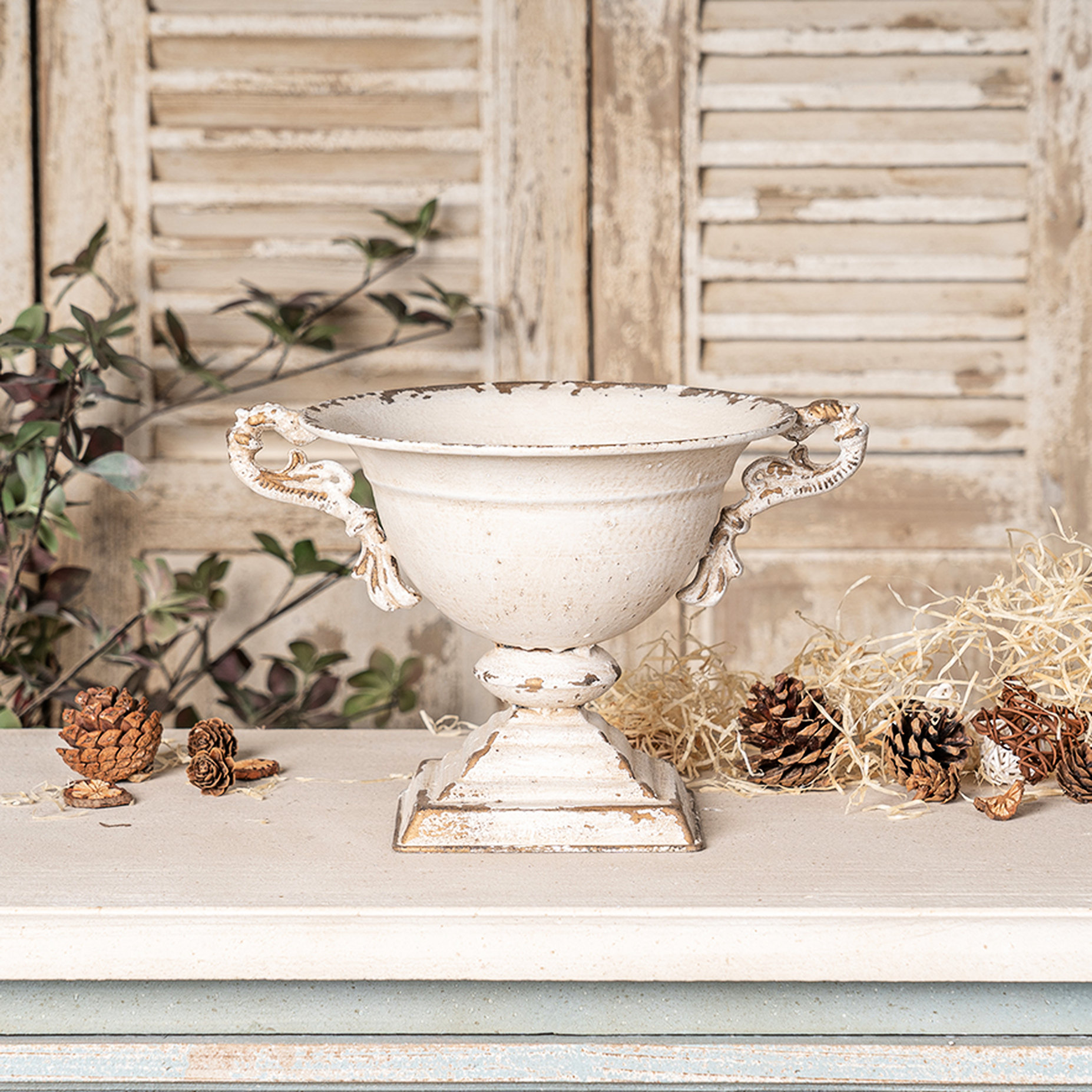 Ophelia & Co. Vintage Ceramic Flower Pot - Double Handles, For Fauvist ...