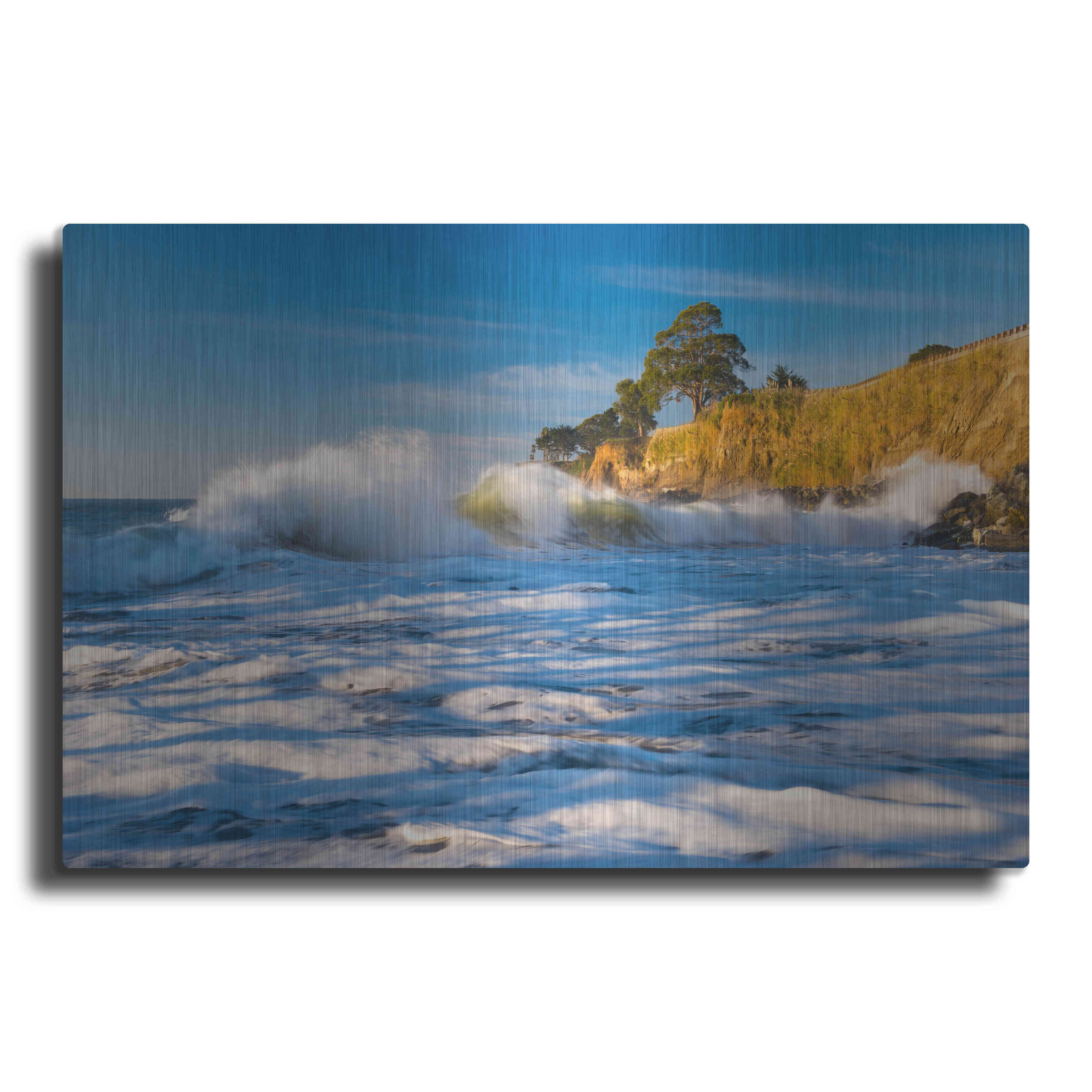 Dovecove Capitola Cliffs Waves by John Gavrilis - Unframed Photograph ...