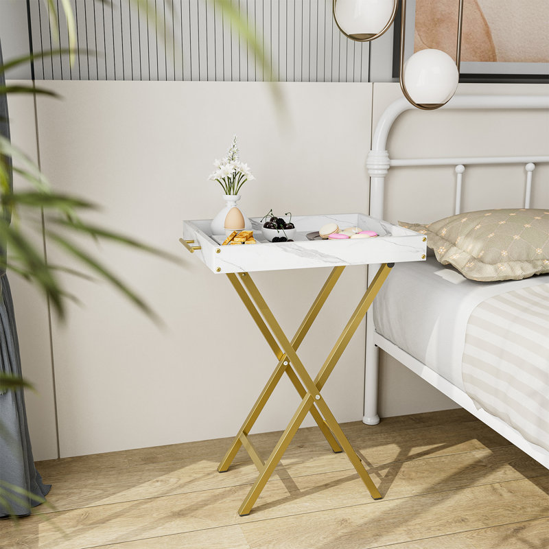 Mercer41 Kristy Tv Tray, Butler Table (Set of 2) & Reviews | Wayfair