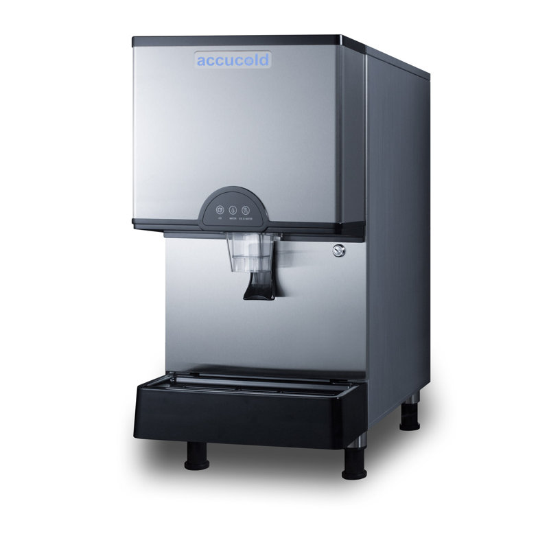 Summit Appliance 282 lb. Daily Production Freestanding Clear Ice Maker ...