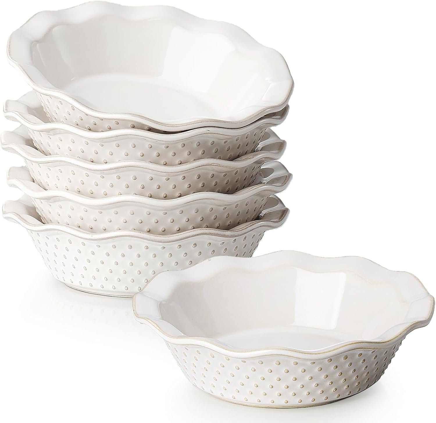 chengdu tianfukaimei maoyiyouxiangongsi 6-Pack Ceramic Mini Pie Pan ...