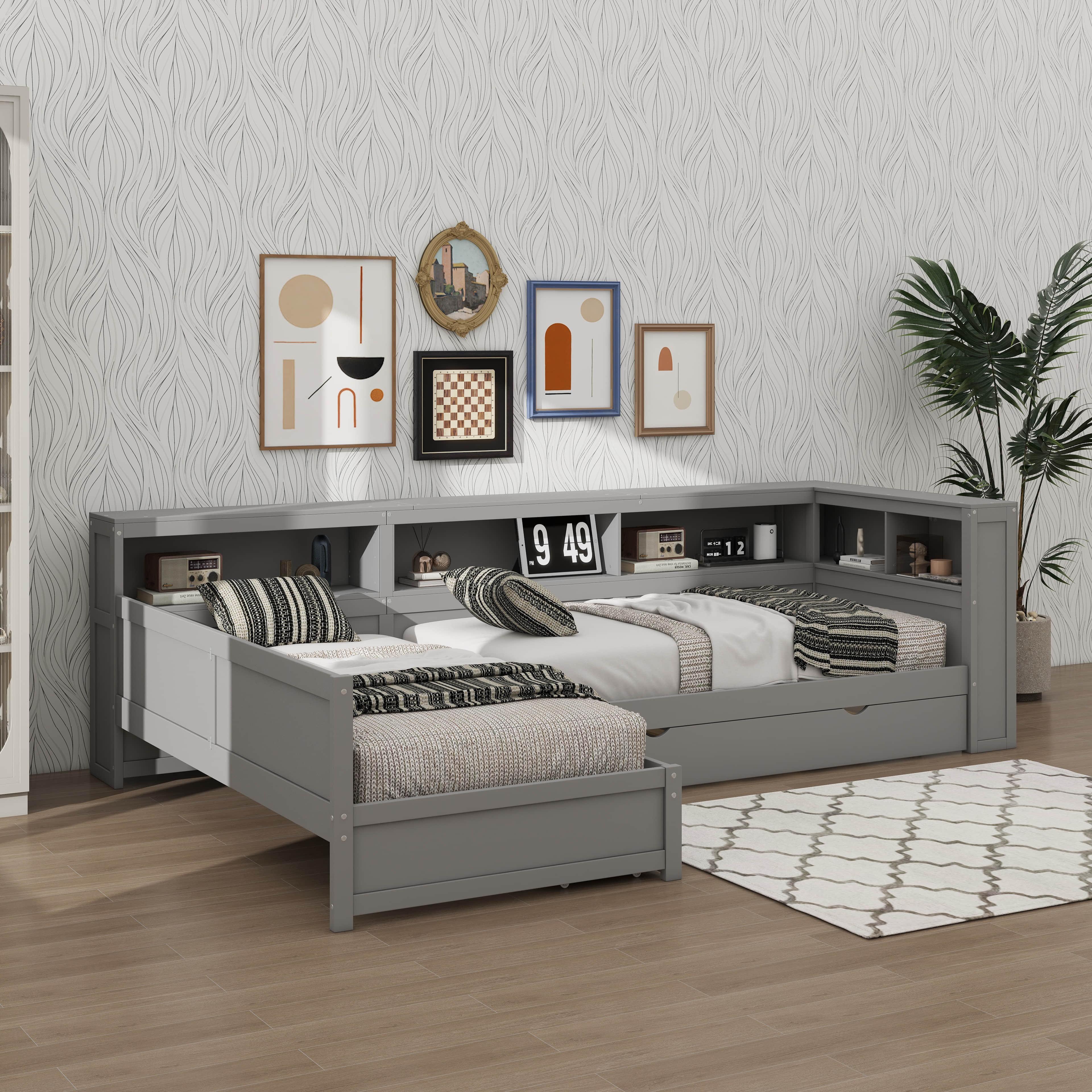 L Shaped Bed Frame