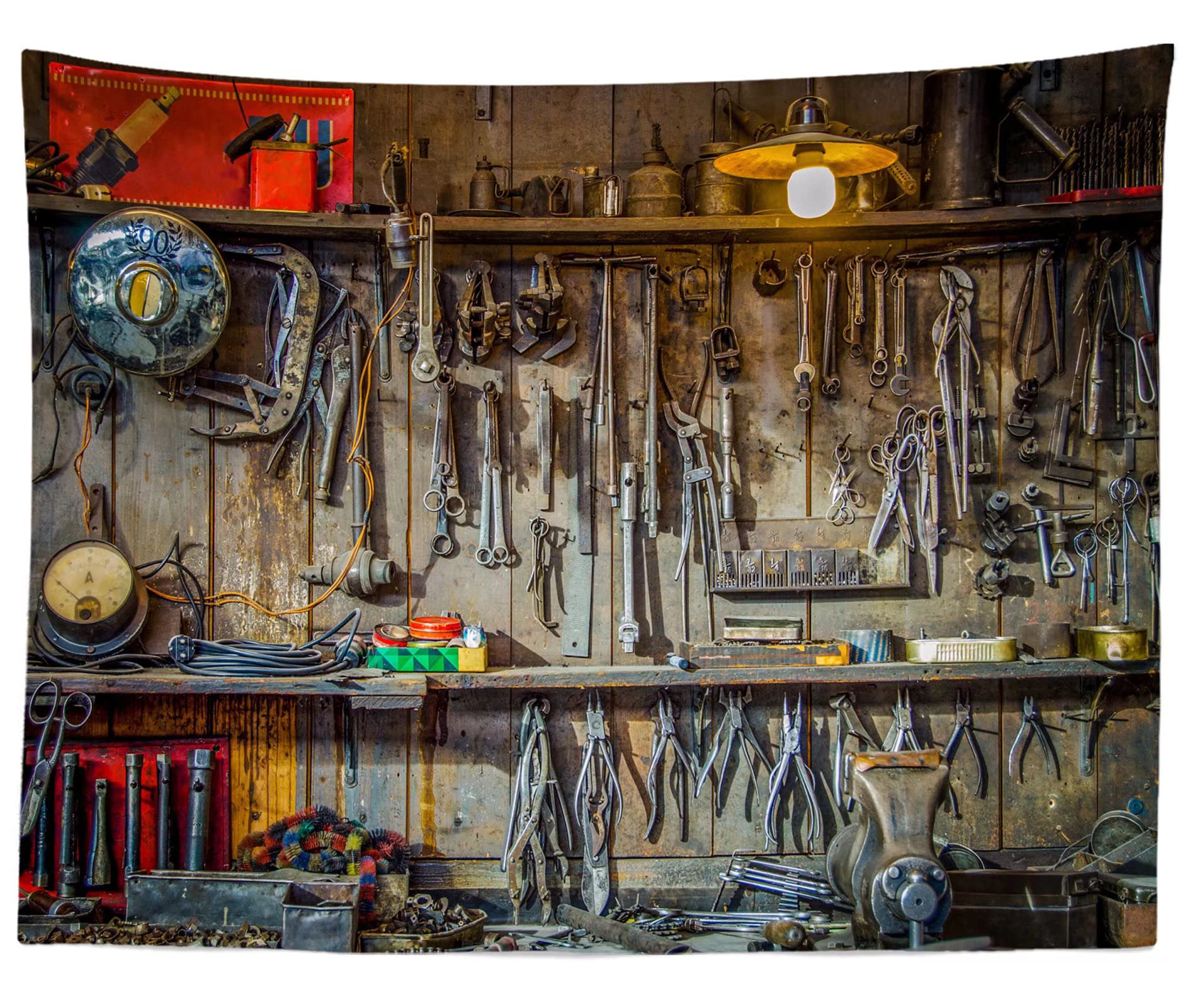 Ophelia & Co. 10x8ft Repair Room Cowboy Photography Backdrop - Wayfair ...