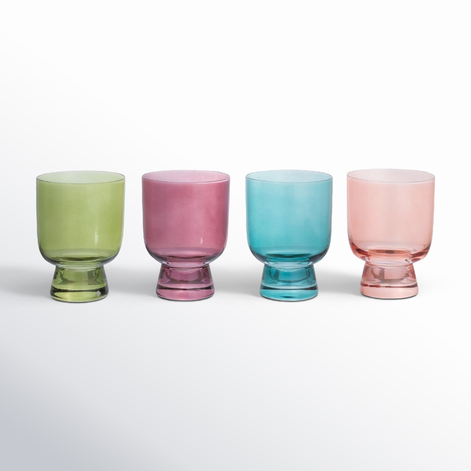 AllModern Orland 4 Piece Glass Glassware Set & Reviews | Wayfair