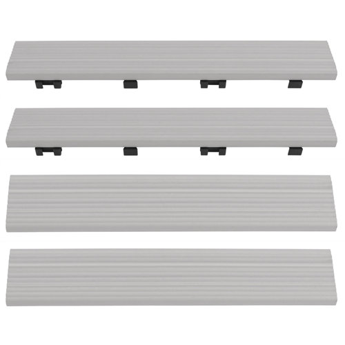NewTechWood 12" x 2" Composite Interlocking Deck Side Trim | Wayfair