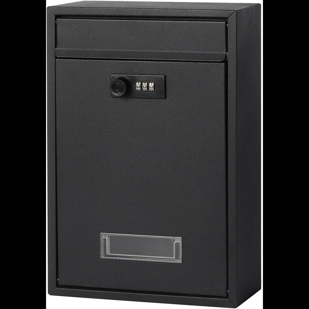 Invenitiah Mailbox With Key Lock, Lovndi Wall Mounted Locking Mailboxes ...
