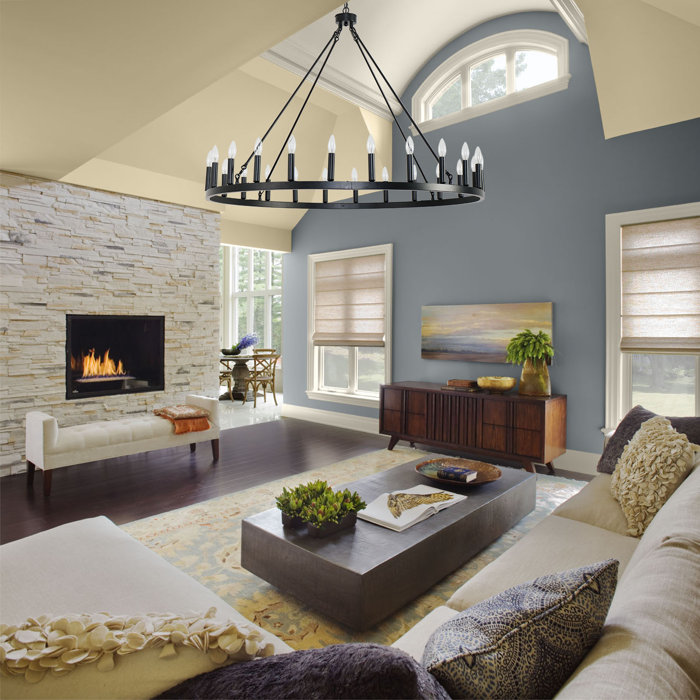 Gracie Oaks Tanzeer 24 - Light Dimmable Wagon Wheel Chandelier ...