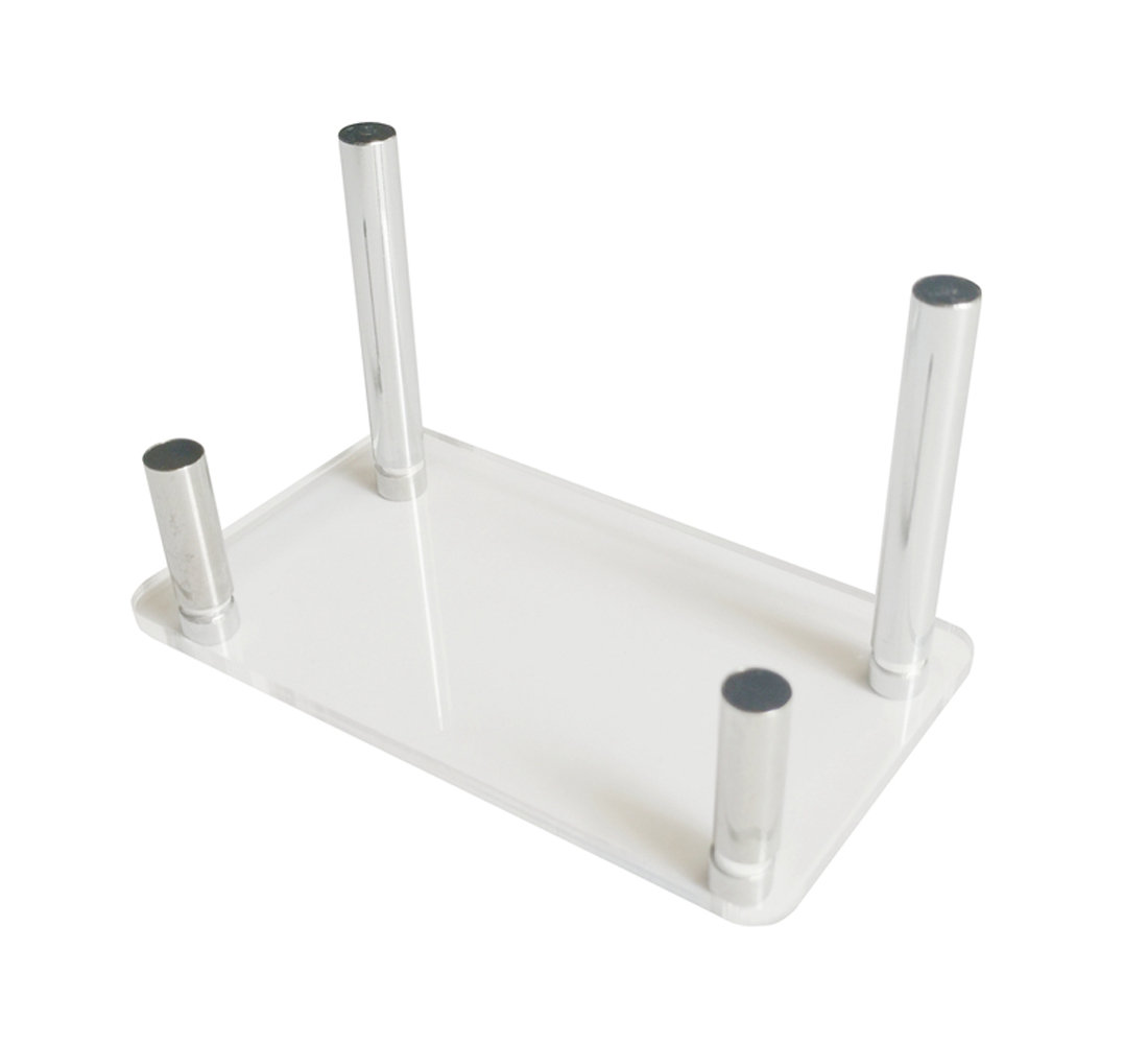 Inbox Zero Acrylic Plexiglass Lucite and Chrome Business Card Holder ...