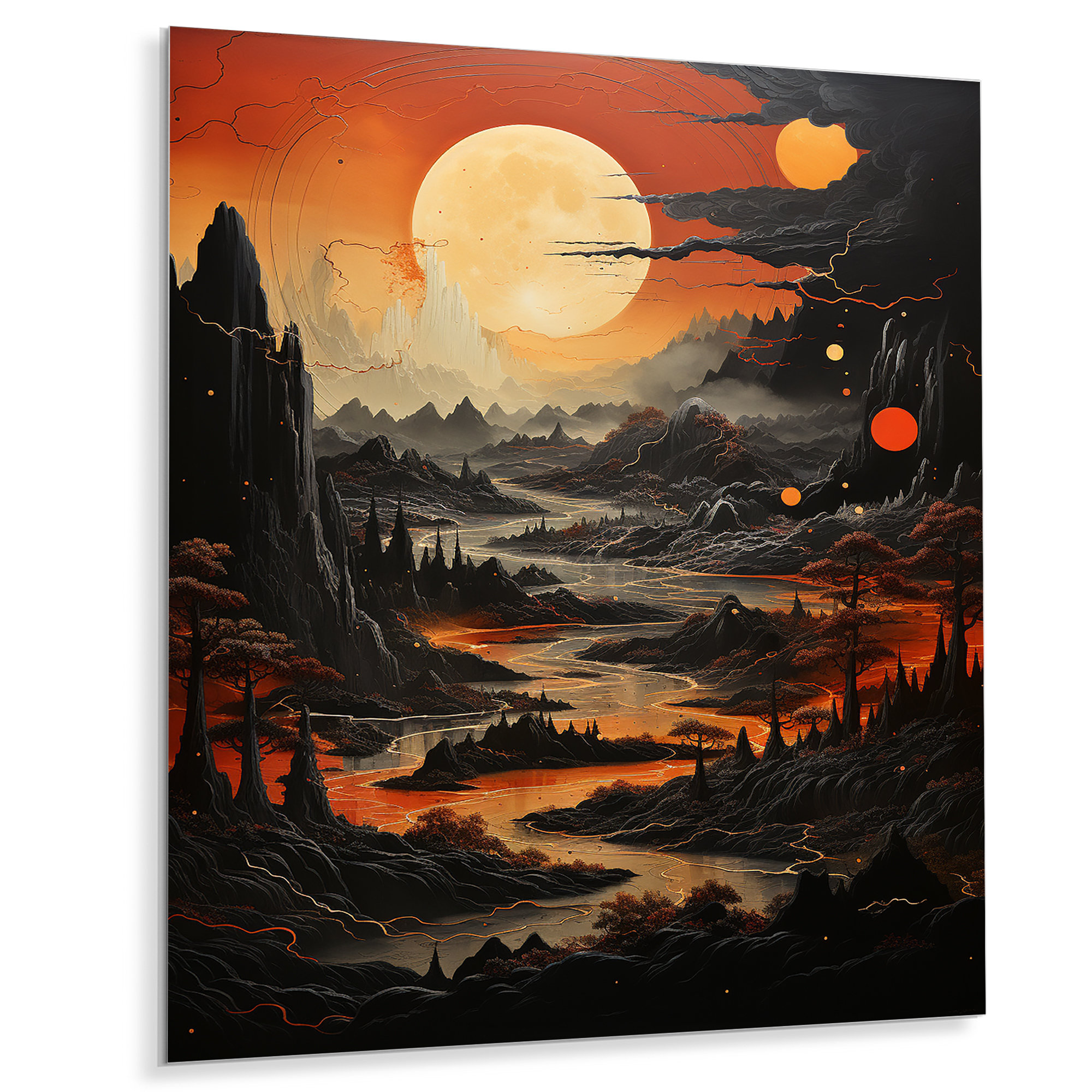 Winston Porter Jupiter Mars Majesty Bold II - Jupiter Metal Wall Art ...