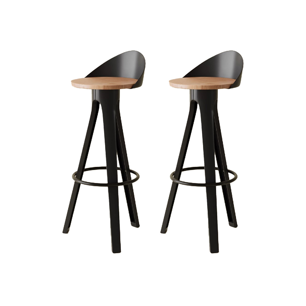 Corrigan Studio® Modern Light Luxury Pp High-Legged Bar Stools | Wayfair