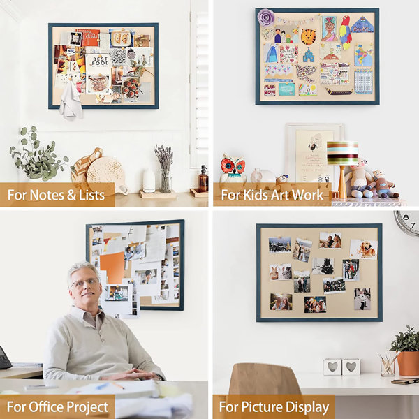 Latitude Run® Fabric Bulletin Board | Wayfair