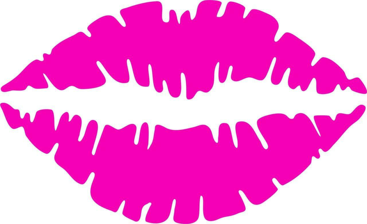 Design With Vinyl Lips Smacking Wall Decal | Wayfair