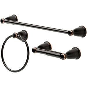 Oil Rubbed Bronze Bathroom Hardware Sets You'll Love | Wayfair