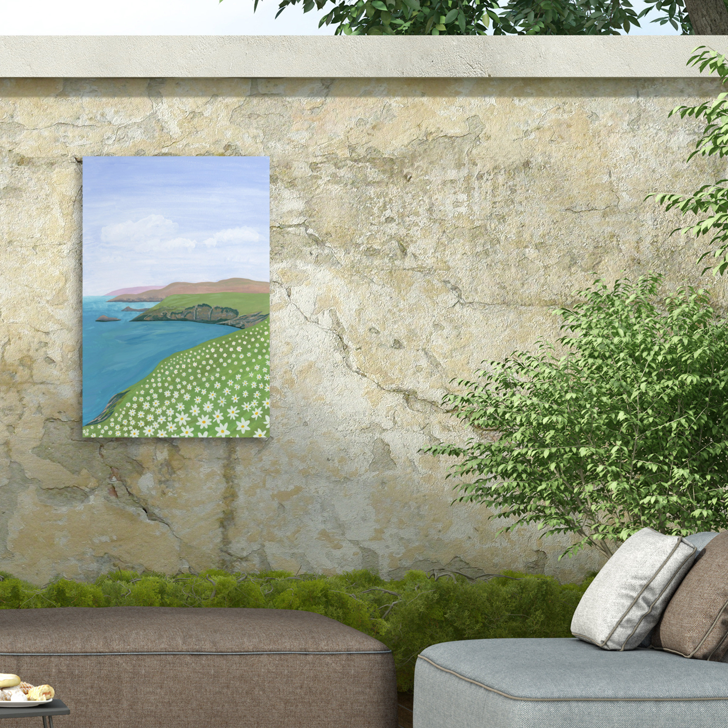 Ebern Designs Sarah Frances Berry Head Brixham Outdoor Canvas | Wayfair