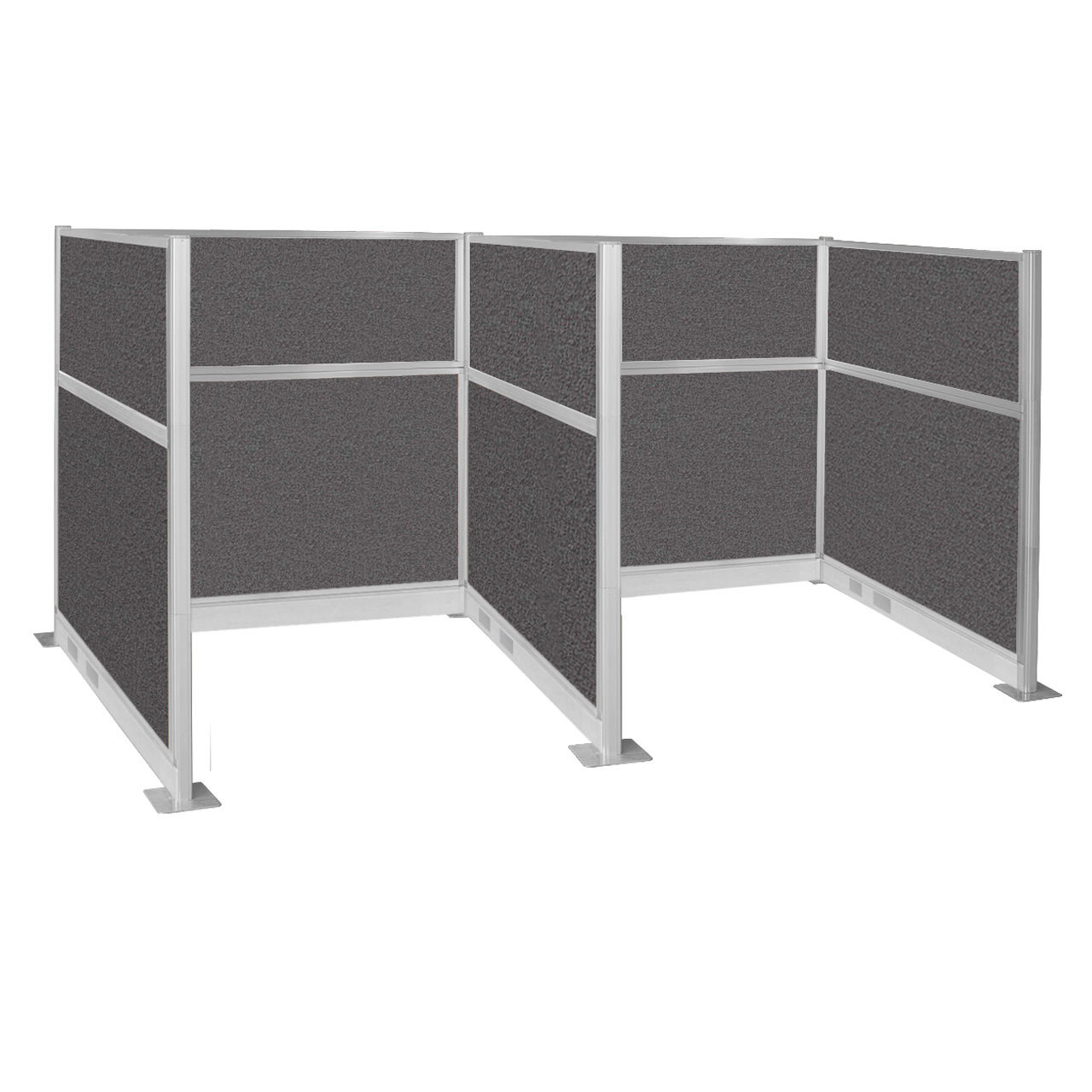 Versare Pre-Configured Hush Panel Electric Desk Partition | Wayfair