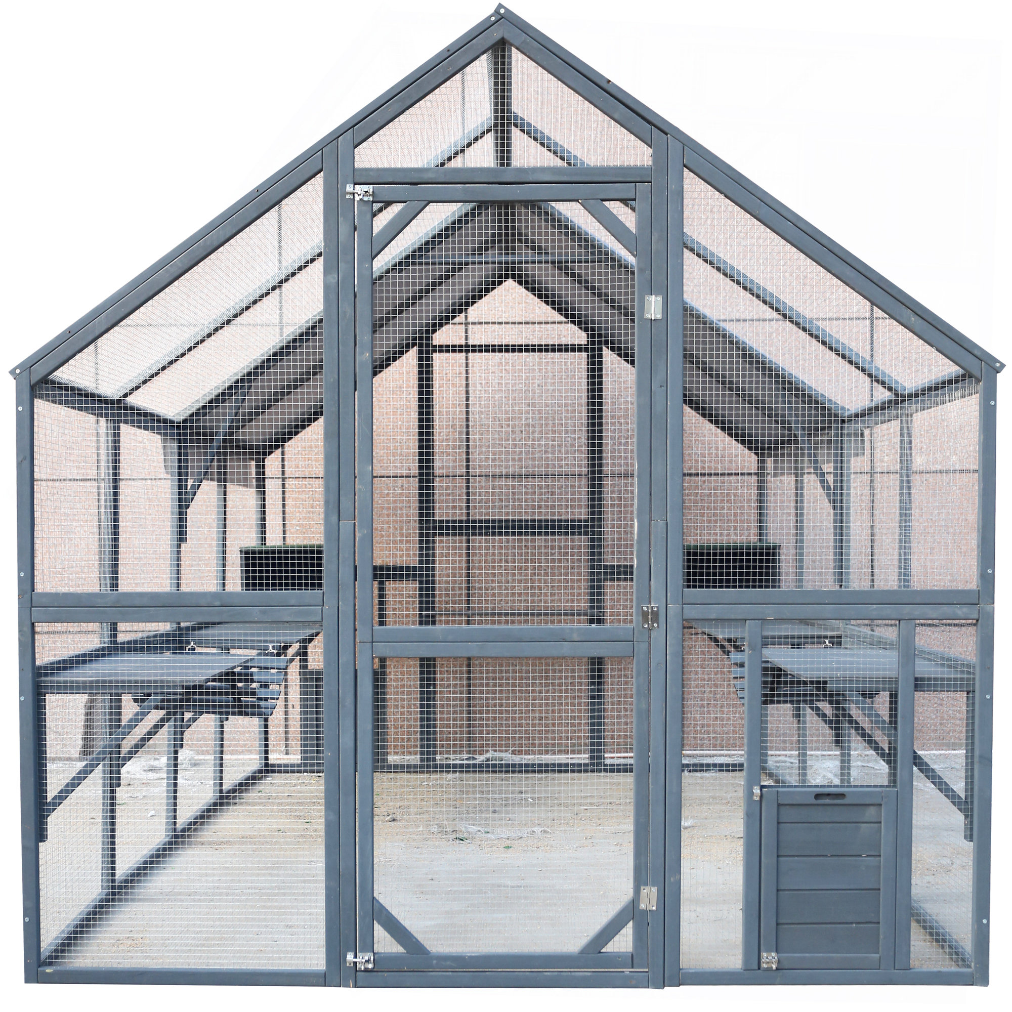 Alxfarton Cat Run Large Cat Enclosure Wooden Cat Catio Outdoor Kitty ...