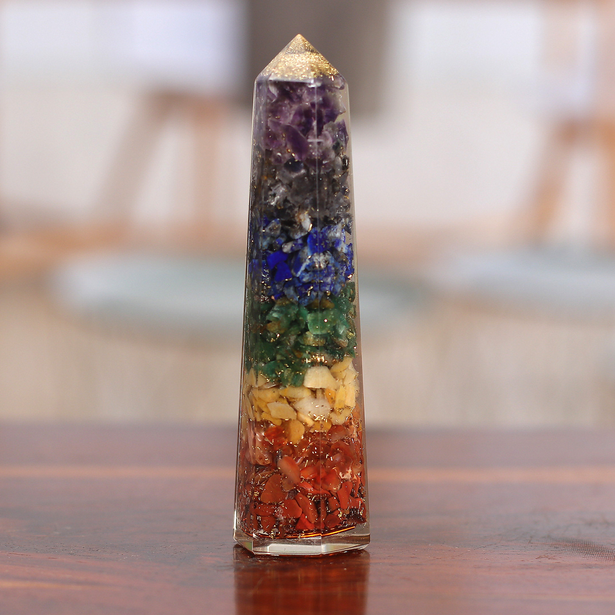 Dakota Fields Handmade Beams From Your Soul Multi-Gemstone Sculpture ...