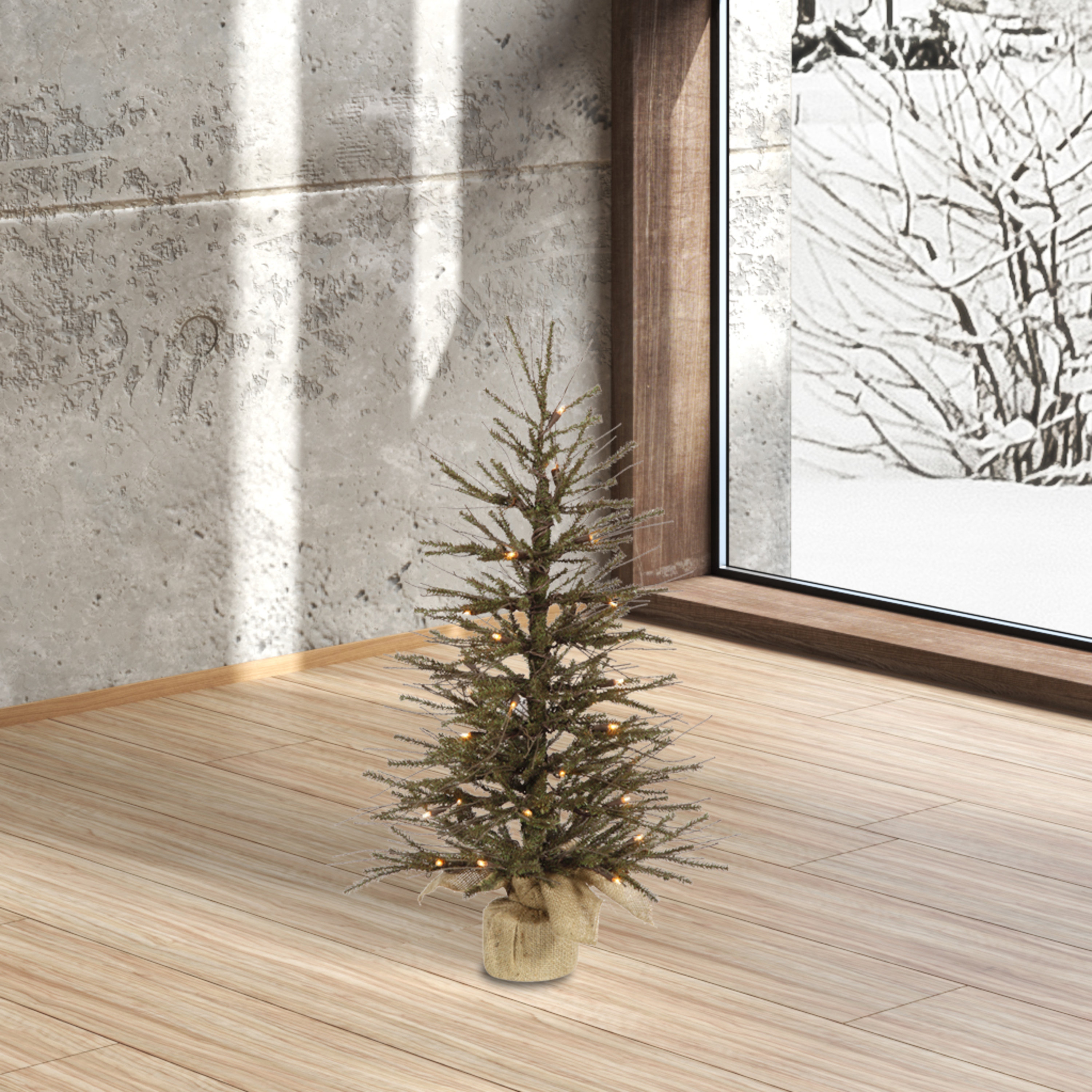 The Holiday Aisle® Vienna Twig Artificial Christmas Tabletop Tree ...