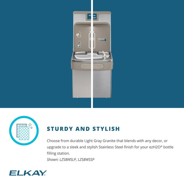 Elkay Wall Mount Bottle Filling Station & Reviews | Wayfair