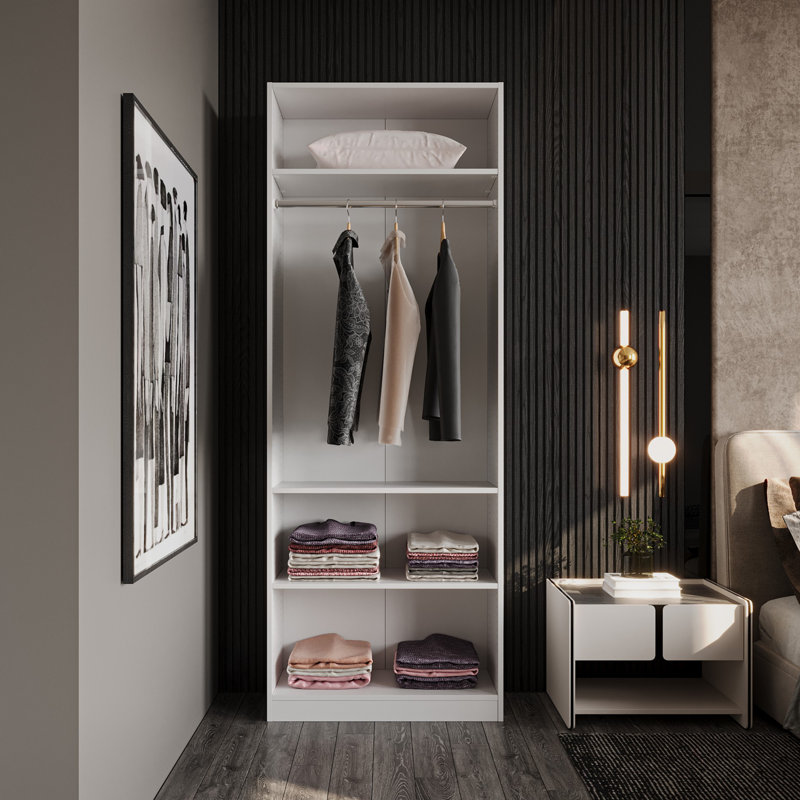 JY FURNITURE 25.5"W Closet System Walk-in Tower | Wayfair