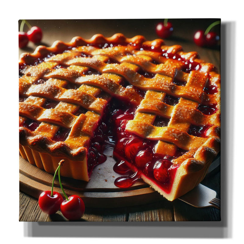 cherry pie wall art