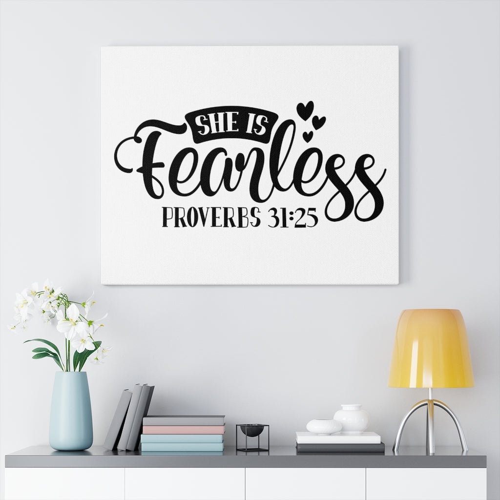 Trinx Fearless Proverbs 31 25 Christian Wall Art Bible Verse Print
