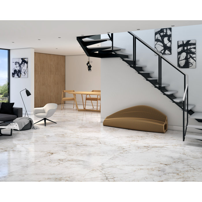 Mirrella Cuarzo 23" x 47" Porcelain Wall & Floor Tile | Wayfair