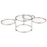 Ivy Bronx Contemporary And Glass Nesting Coffee Table, 3 Extendable ...