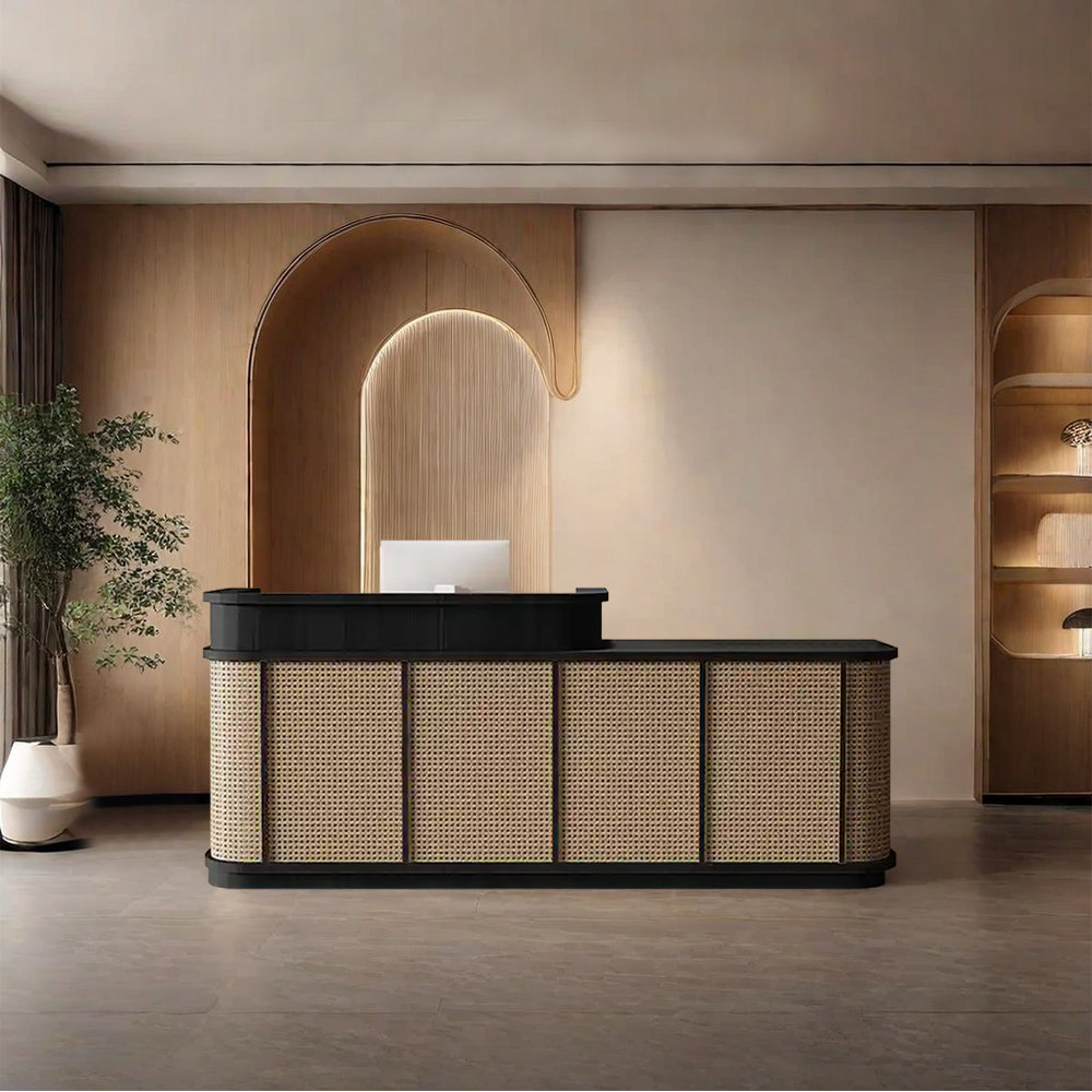 NBNKK Reception desk Large Writing Desk, Reception Desk, Commercial ...