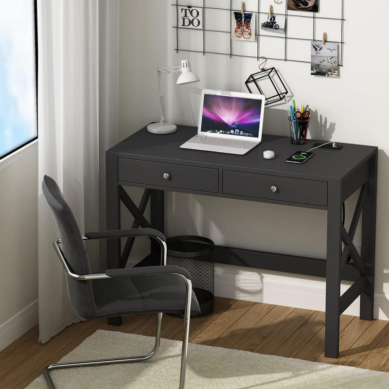 Longshore Tides Beathe X Frame Desk | Wayfair