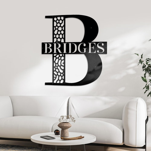 SIGNLEADER Custom Name Letter Monogram Family Personalize Wedding Gift ...