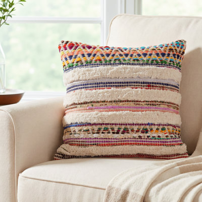 multi colored cushions