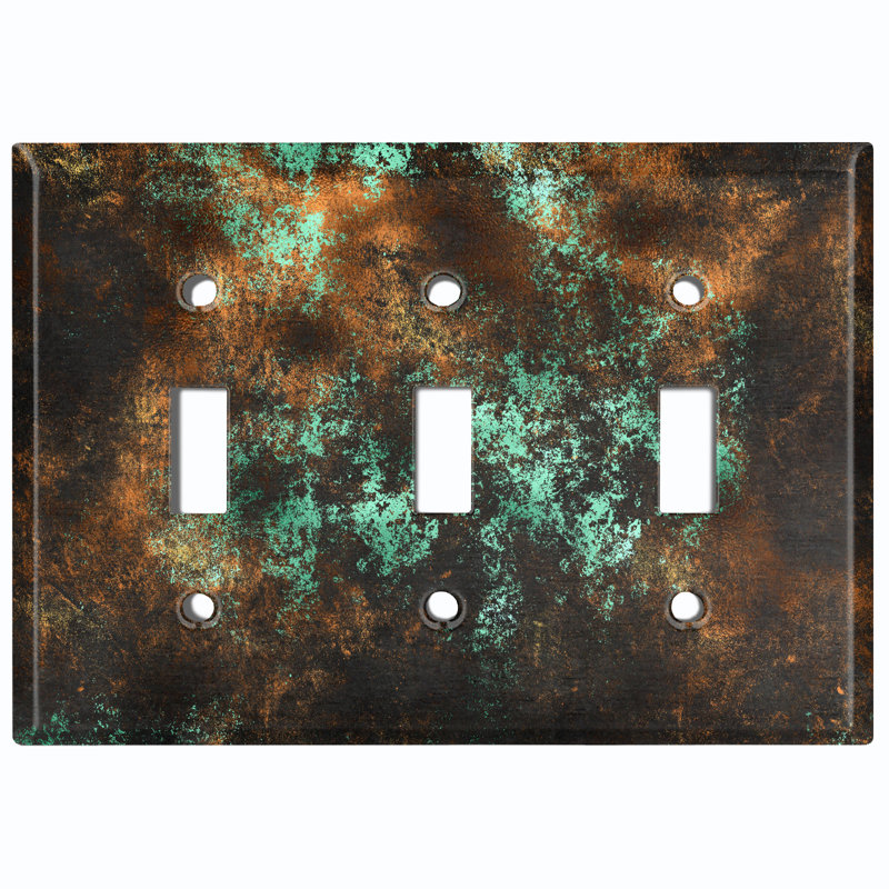 WorldAcc 3-Gang Toggle Light Switch Wall Plate | Wayfair