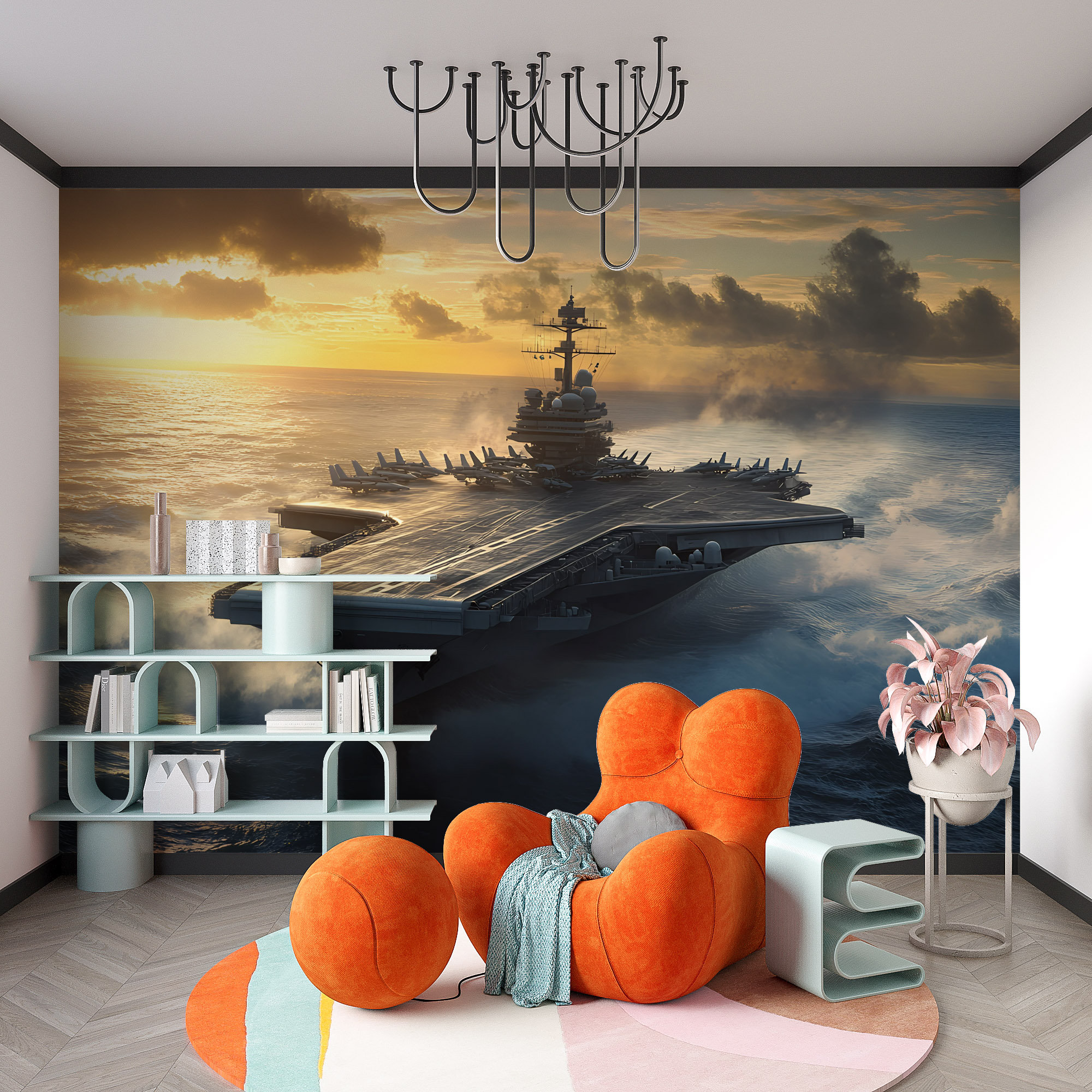 navy space wallpaper