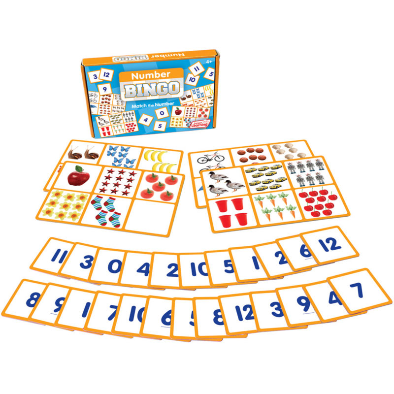 Junior Learning Number Bingo Learning Educational Game | Wayfair