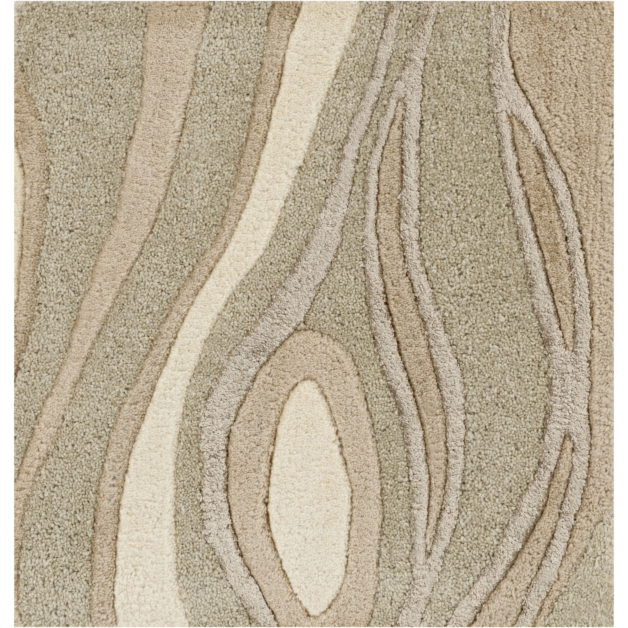 Candice Olson Rugs Square: 1'6" x 1'6" - Modern Classics Ivory ...