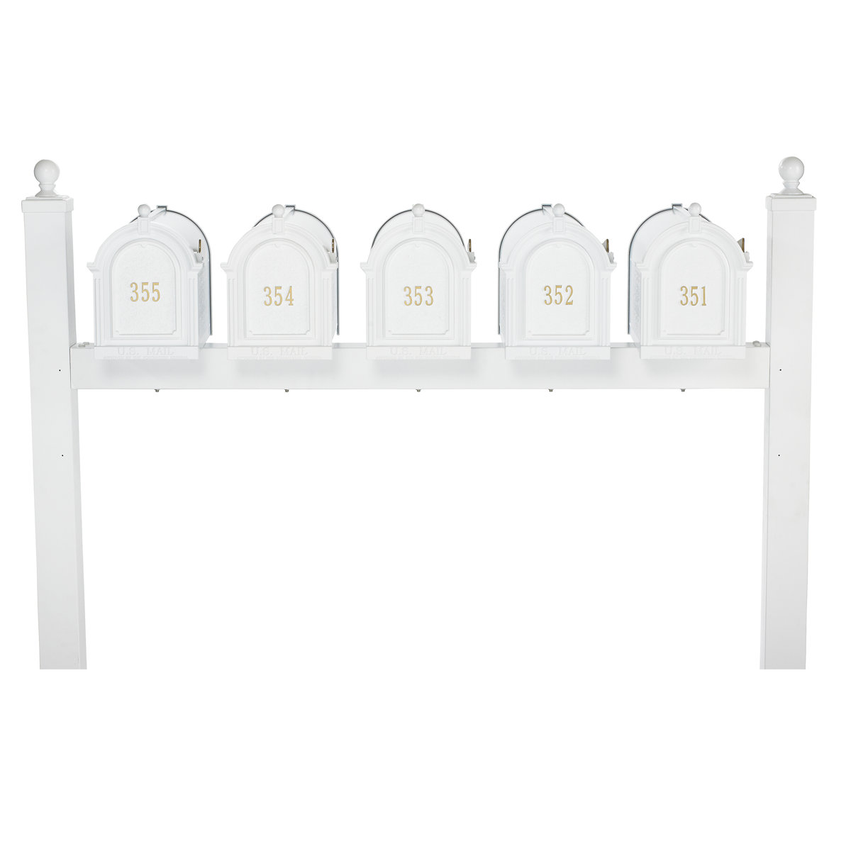 Whitehall Products Mailbox with Post Included | Wayfair