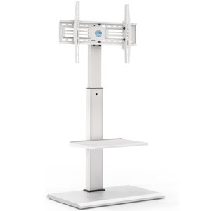Ebern Designs Universal Swivel Floor TV Stand TV Mount with Iron Base ...