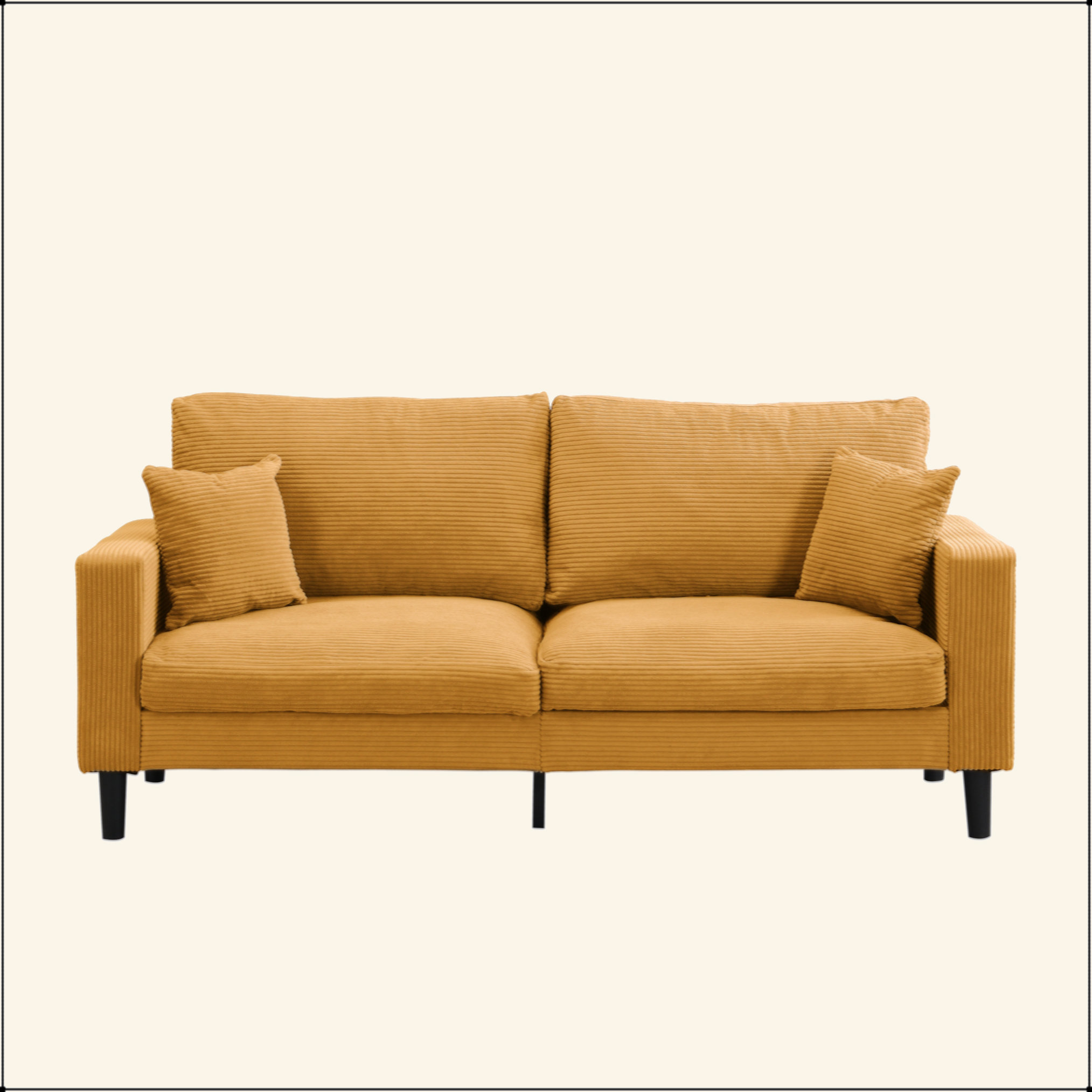Latitude Run® Two Piece Sofa Set, Living Room Three Seater+Two Seater ...