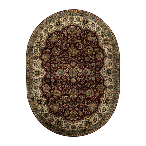 Bokara Rug Co., Inc. Oval Oriental Handmade Handwoven 9' x 12'2" Wool ...
