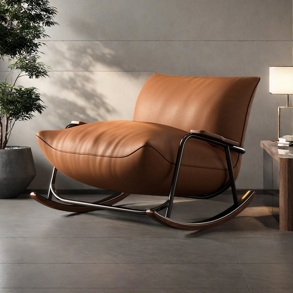 Your Favorite Celebrities Single Casual Bedroom Faux leather Rocking ...