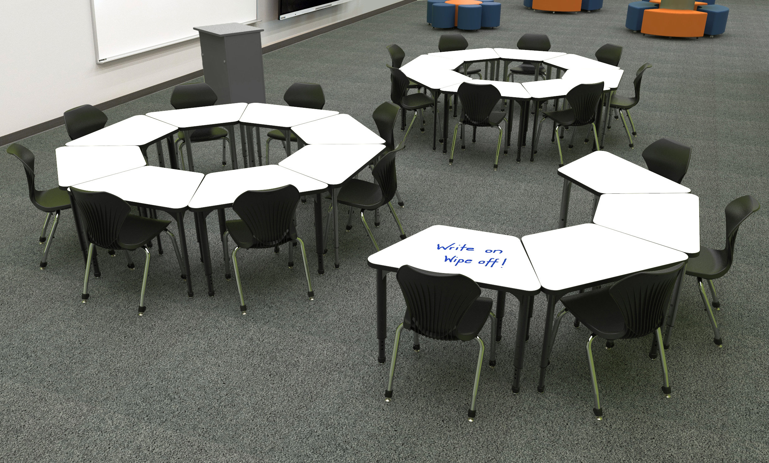 Marco 20 -Student Manufactured Wood 30" Desk and Chair Set | Wayfair