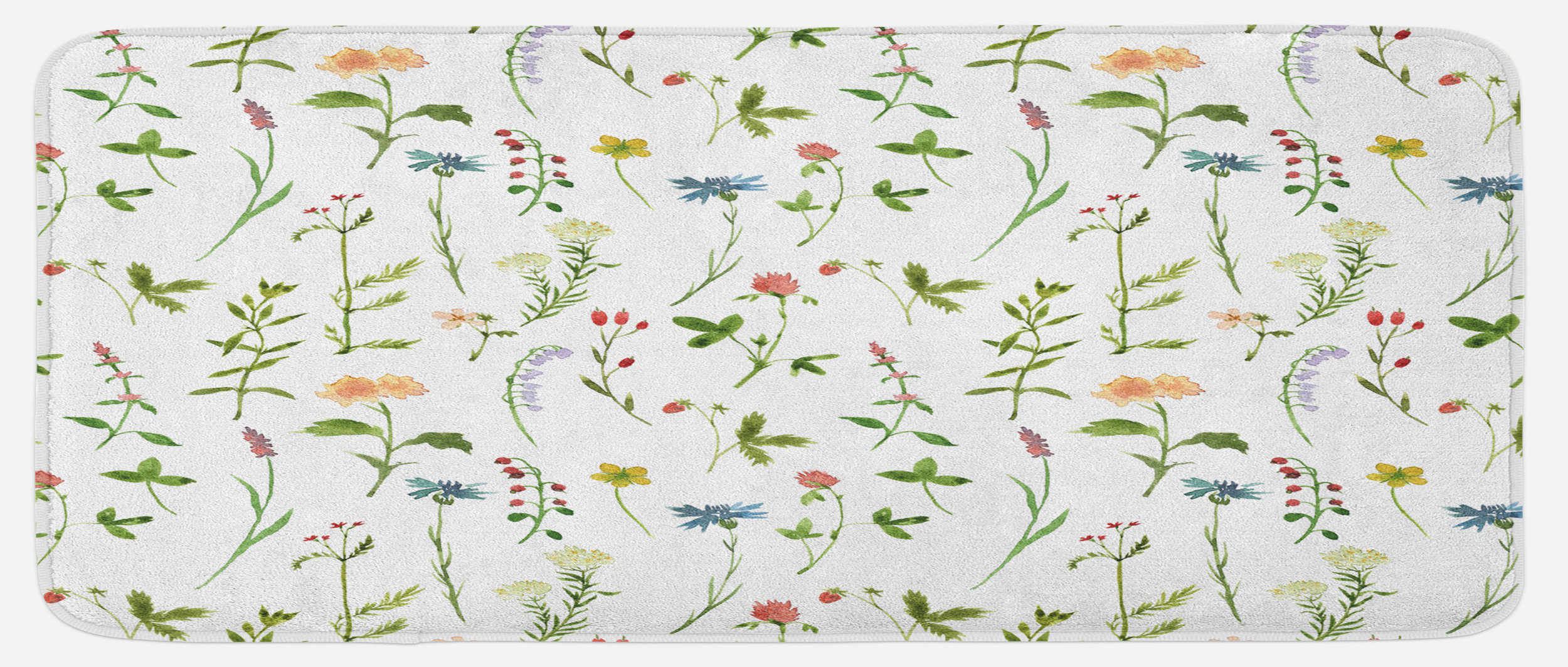 East Urban Home Spring Season Themed Watercolors Painting Of Herbs ...